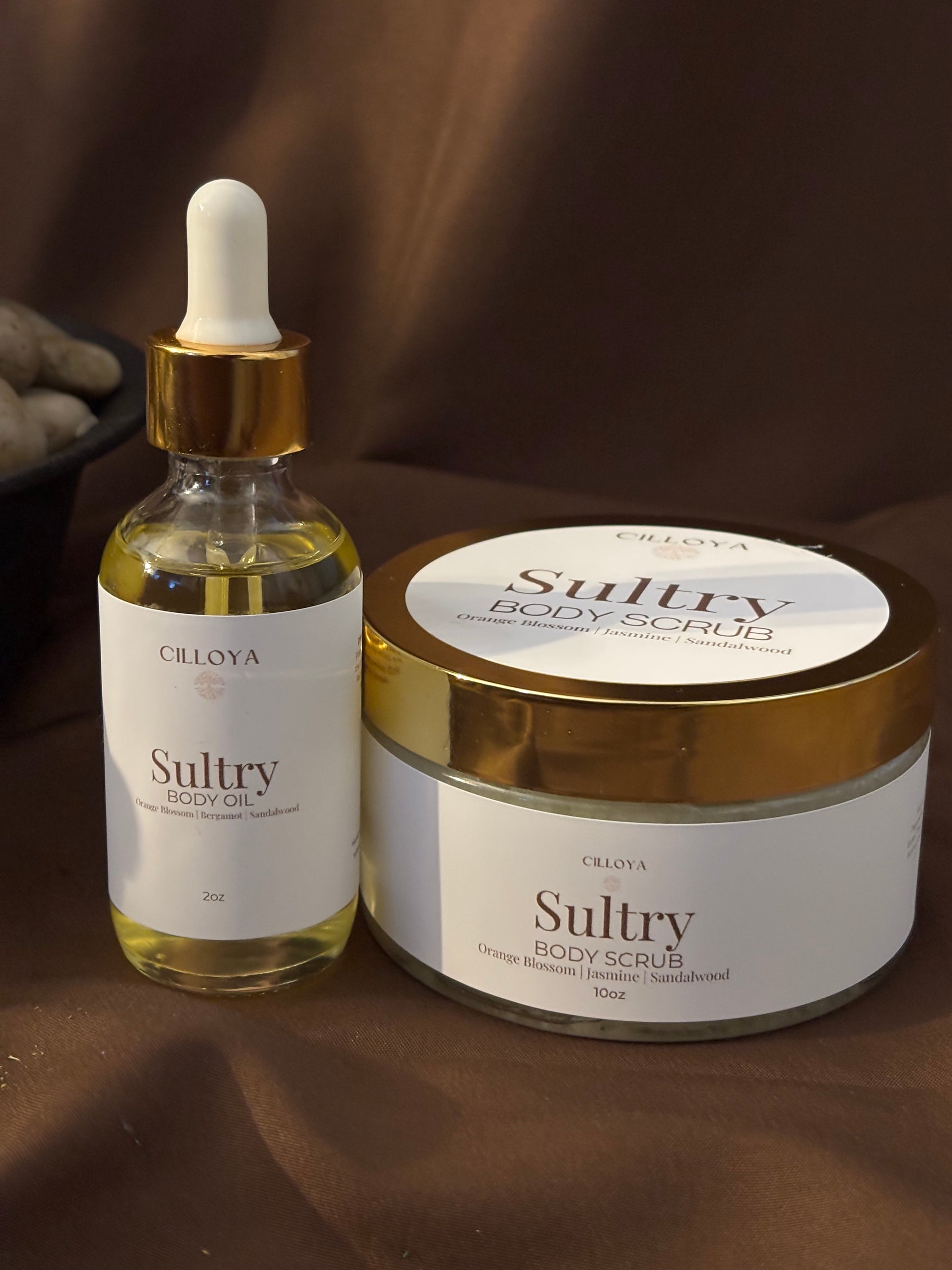 The Radiance Experience | Scrub & Body Oil Duo | Cilloya